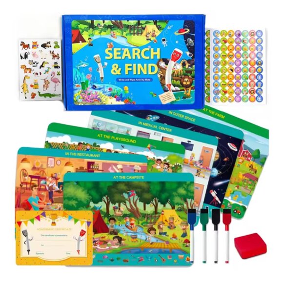 Difrahnco Market | Toys | Preschool Learning Activities Search And Find ...